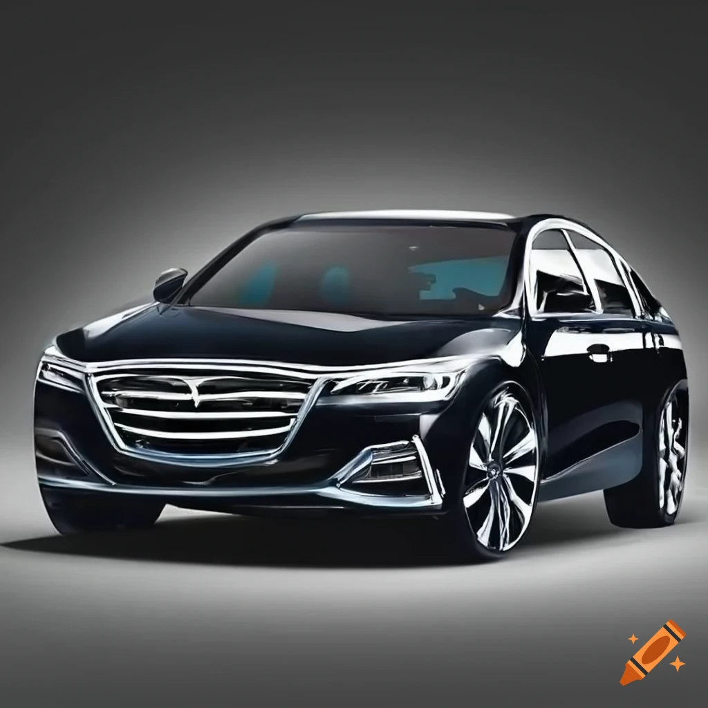 Elegant sedan car on Craiyon