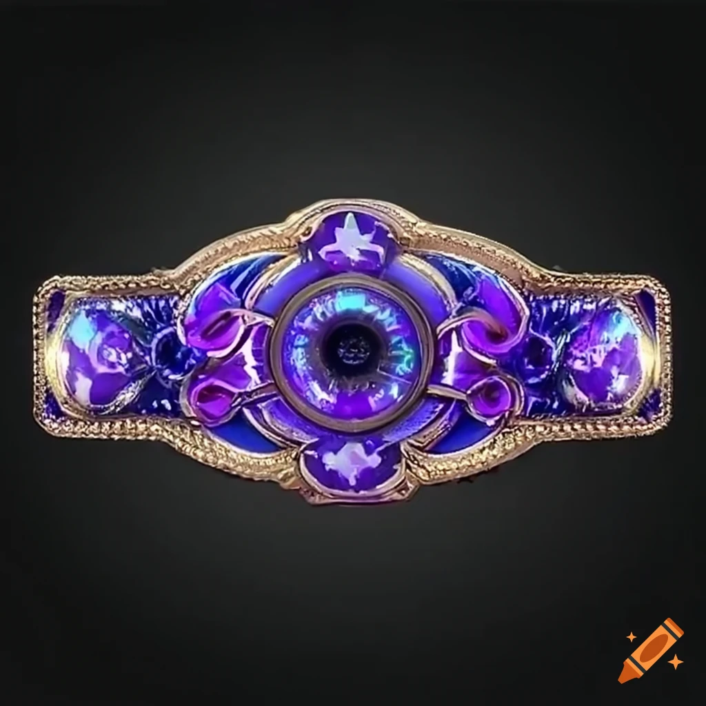Front view of a magic noble belt on Craiyon