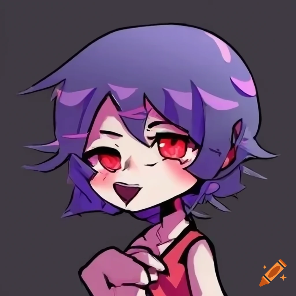 Anime chibi character from fnf boyfriend on Craiyon