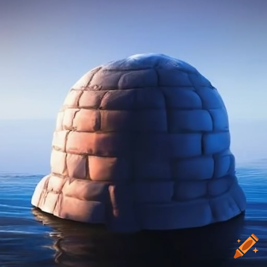 Igloo hat on person on Craiyon