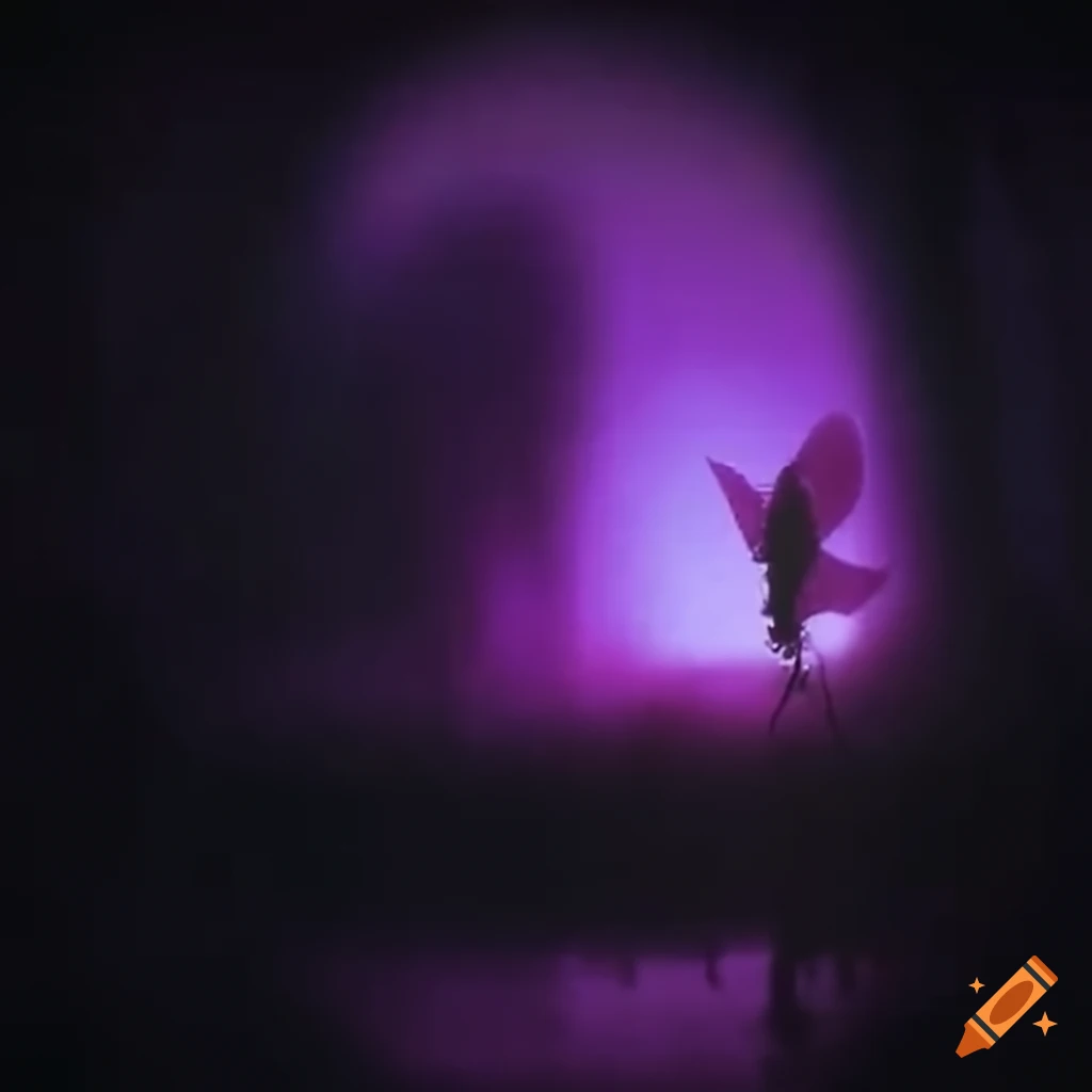 Fairy in a swamp with a sad atmosphere in mothcore style on Craiyon