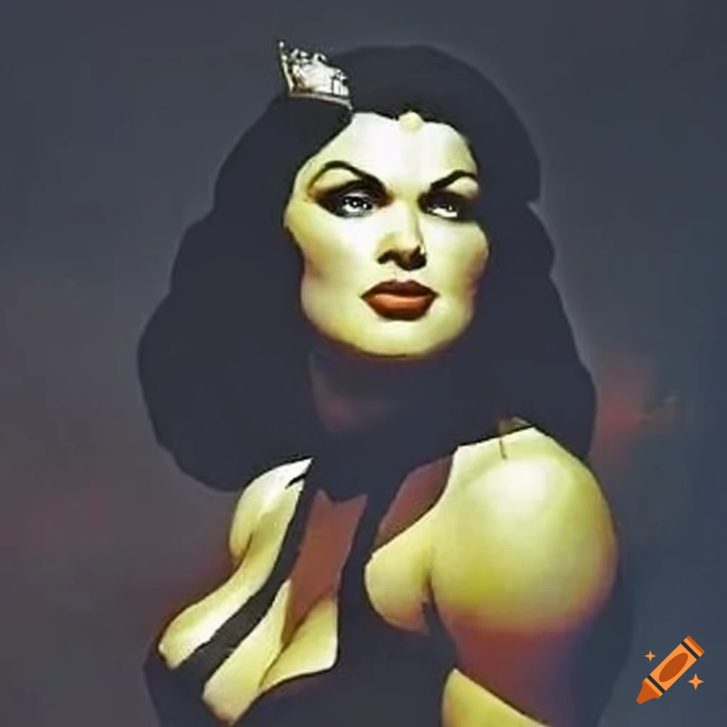 Woman in sci-fi outfit in a unique atmosphere on Craiyon