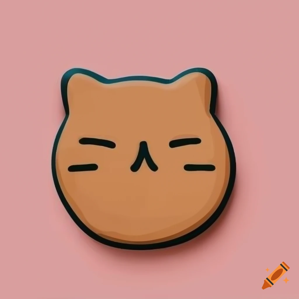 Cute gingerbread cookie in the shape of a cat on Craiyon