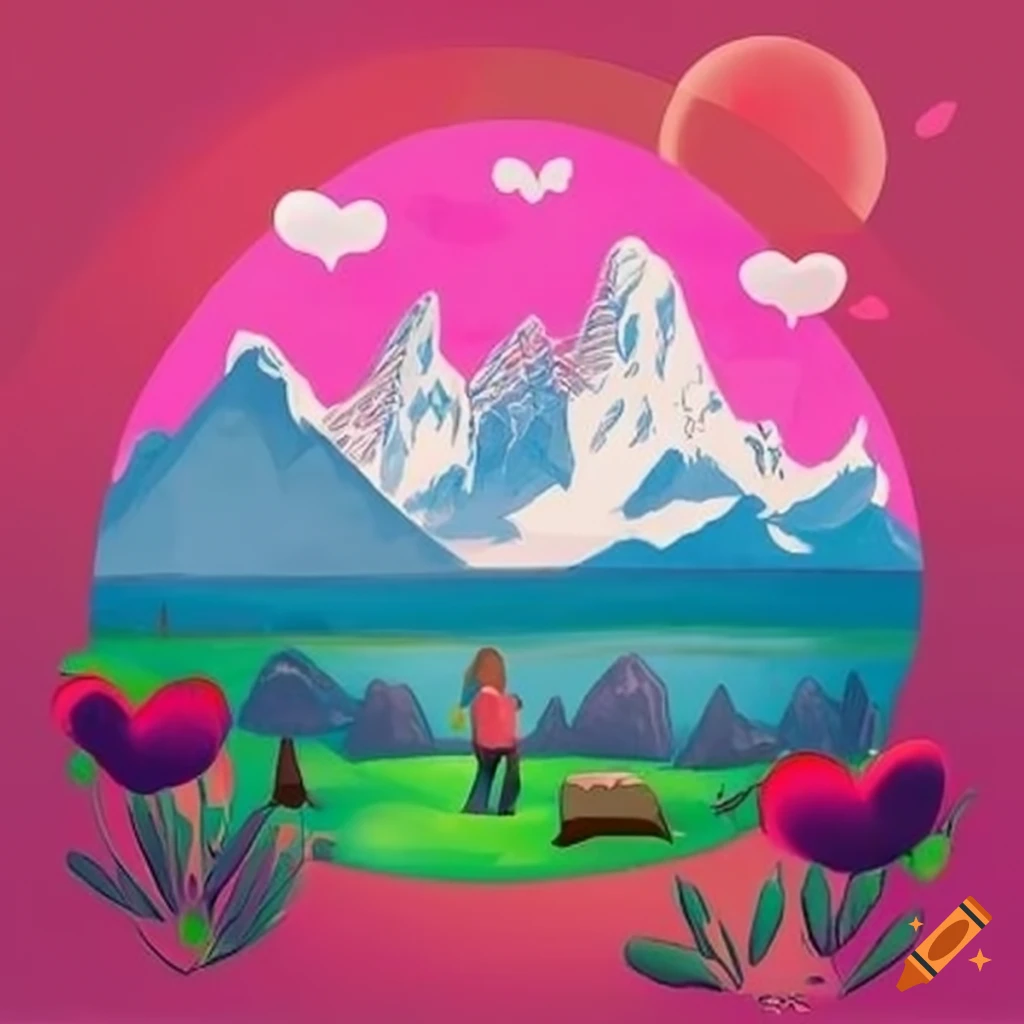 Valentine's Day card with environmental theme featuring Patagonia ...