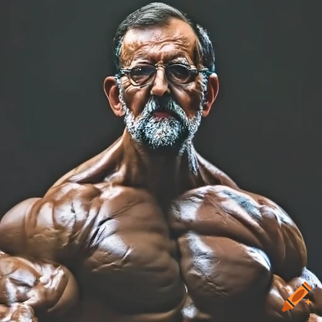 Mariano rajoy bodybuilder on Craiyon