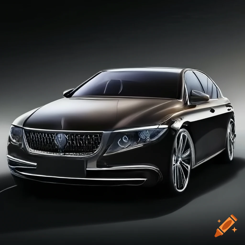 Elegant sedan car on Craiyon