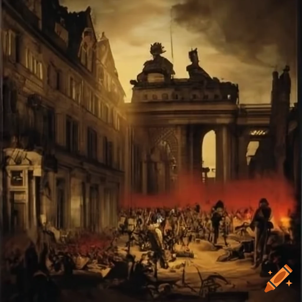 Post-apocalyptic scene in germany on Craiyon