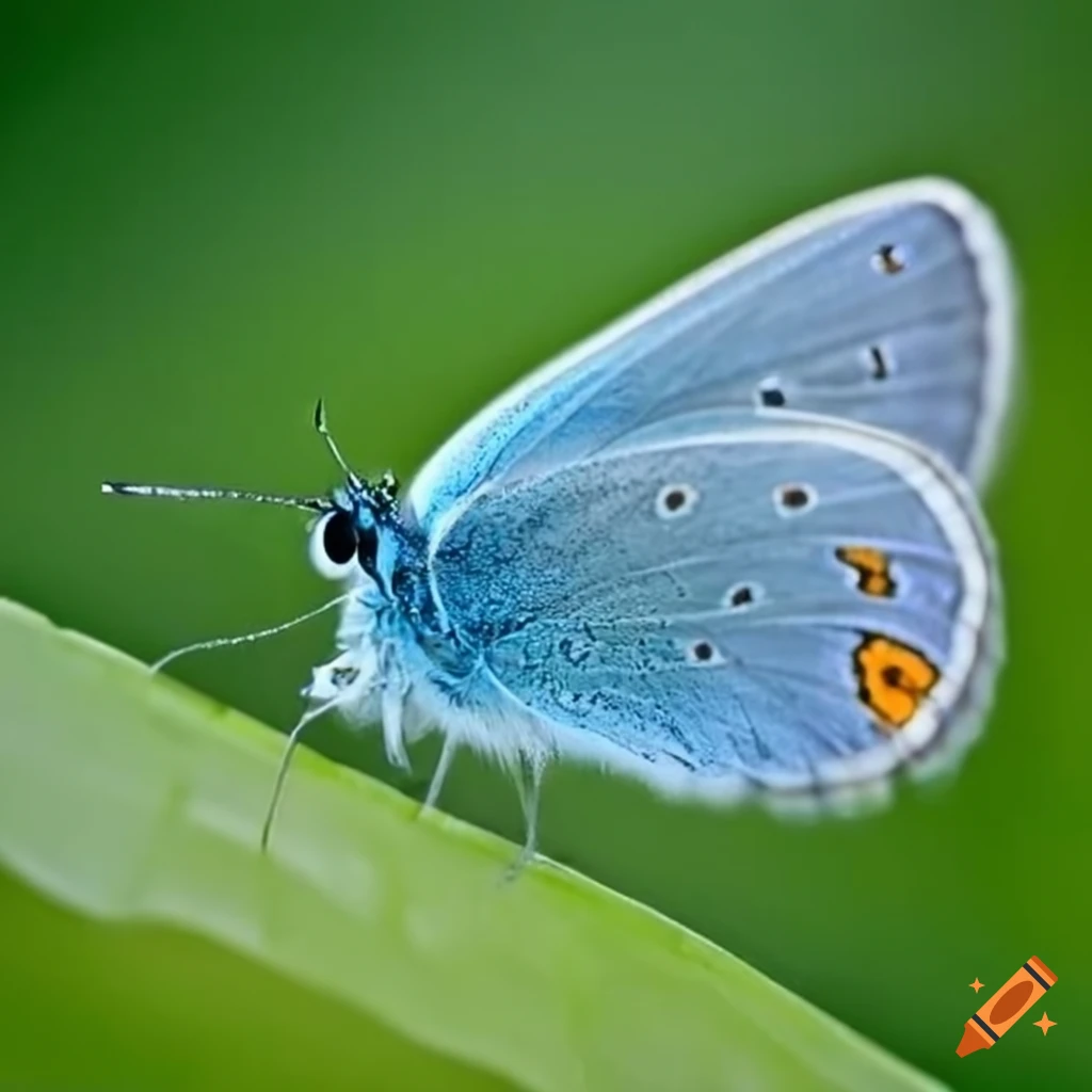 Chrysalis blue butterfly inside on Craiyon