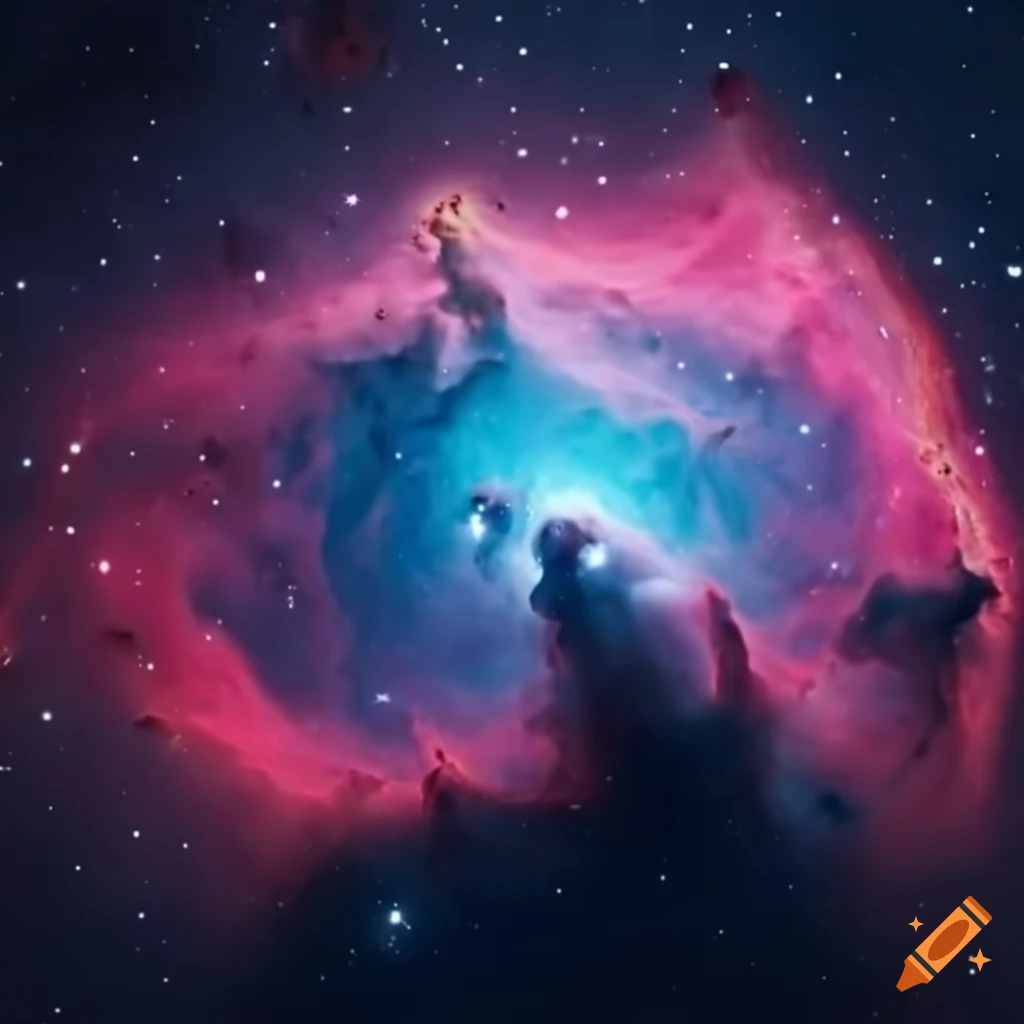 Nebula in deep space on Craiyon