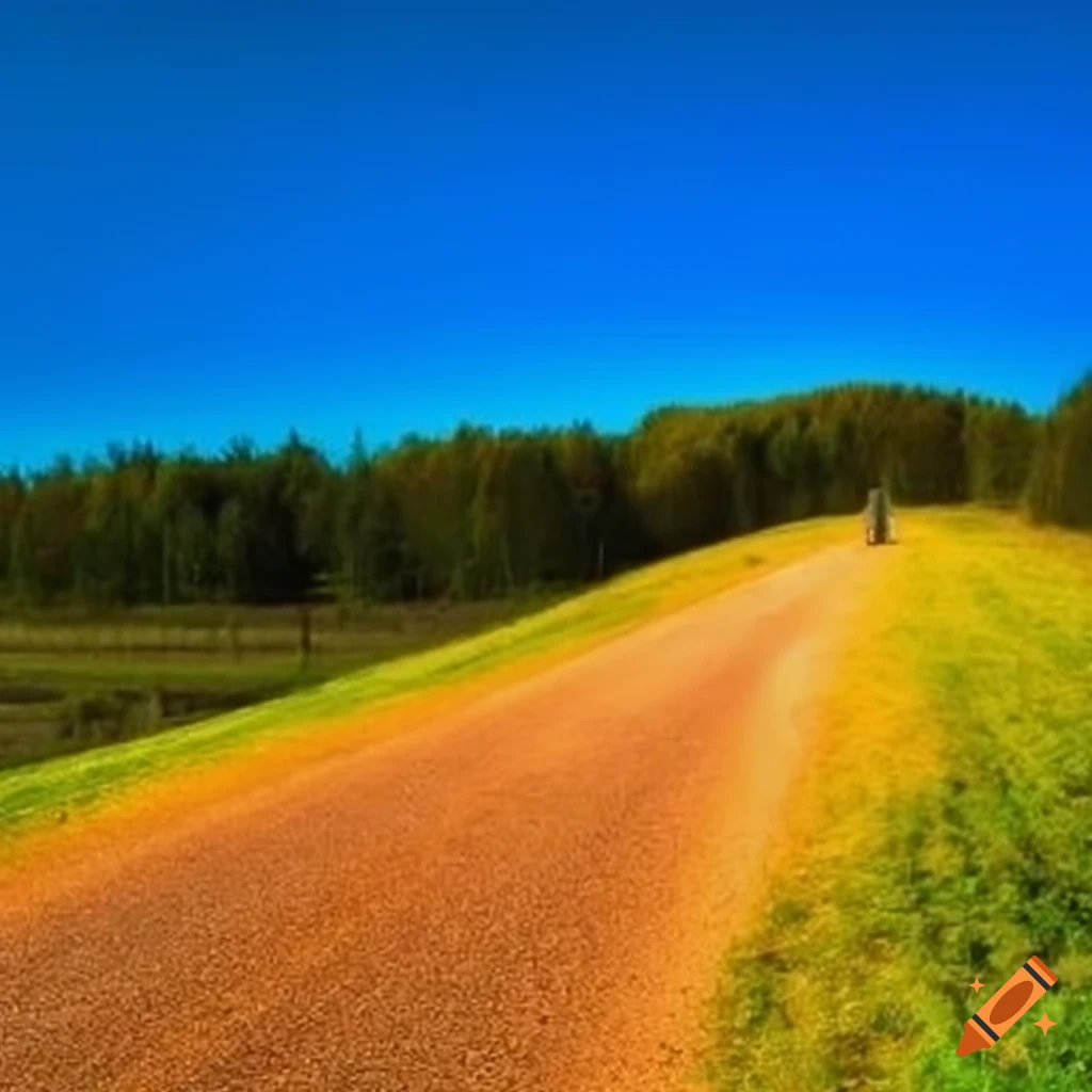 Simple landscape suitable for a header photo on Craiyon