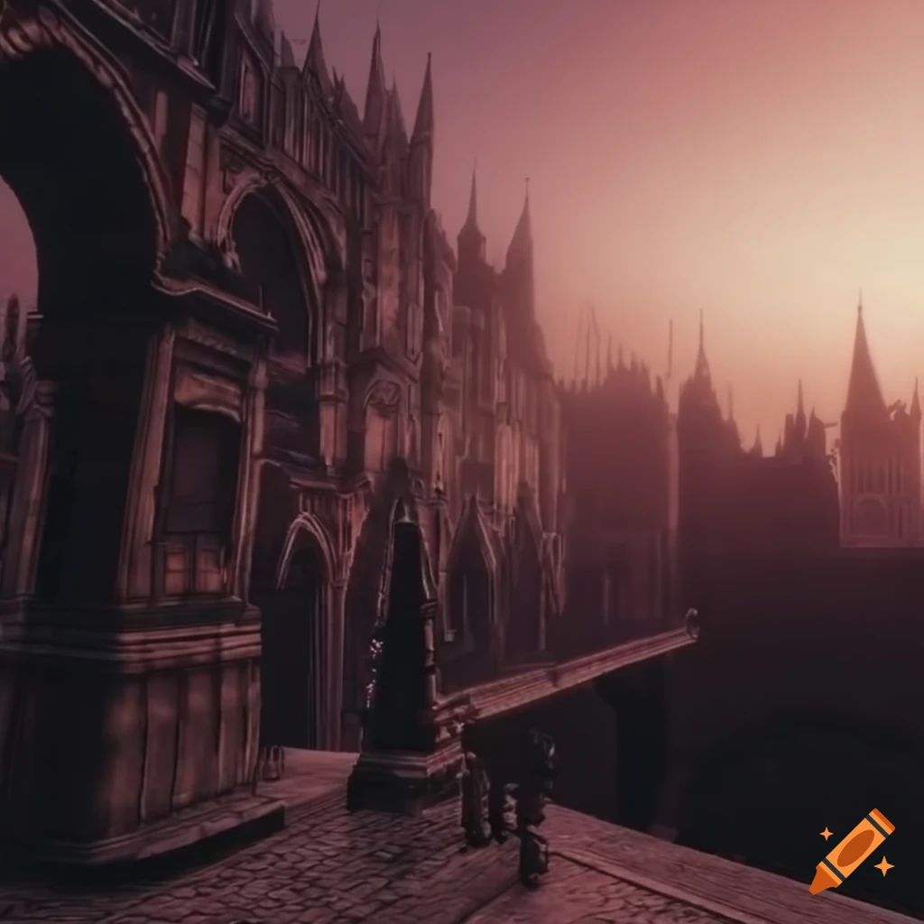 Anor londo exterior view on Craiyon