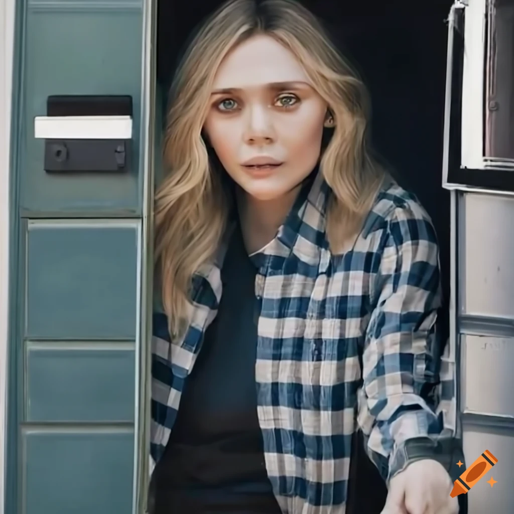 Two people resembling Justin Bieber and actress Elizabeth Olsen in ...