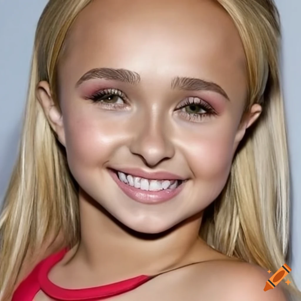Child model hayden panettiere on Craiyon