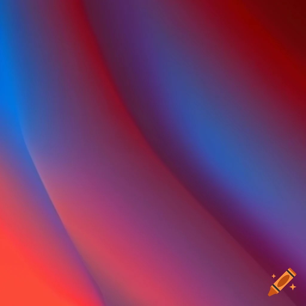 Gradient of red and blue colors on Craiyon