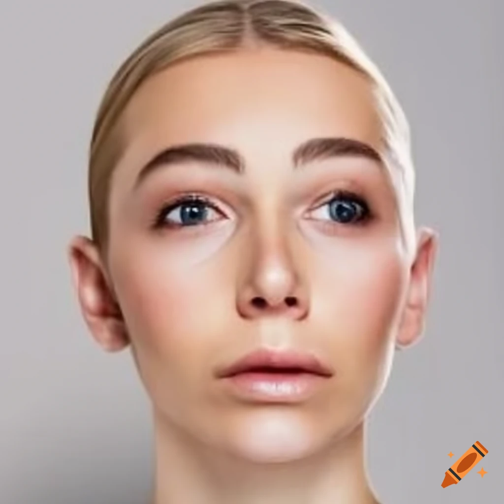 A human face on Craiyon