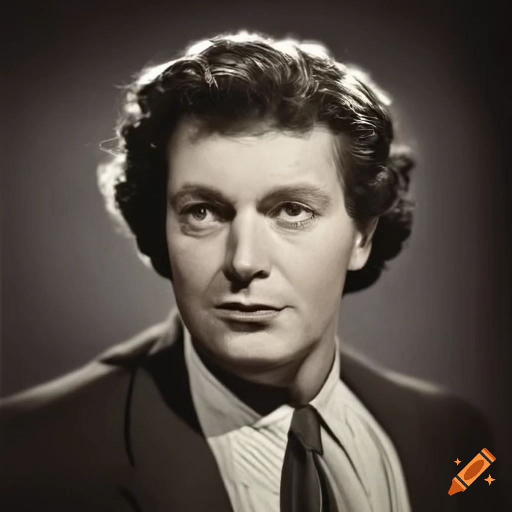 Vintage portrait of neil breen from the 1950s on Craiyon
