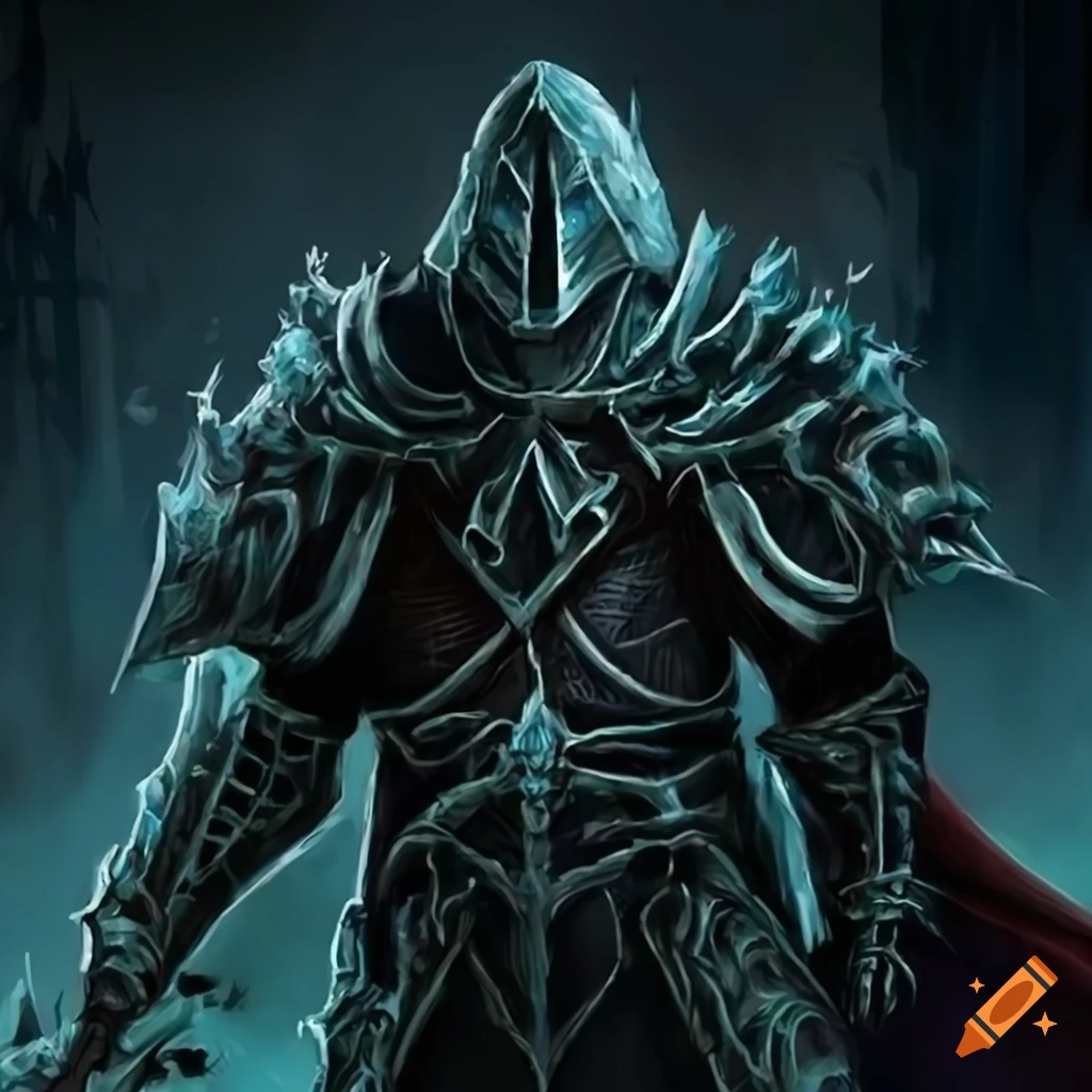 Undead ghost knight on Craiyon