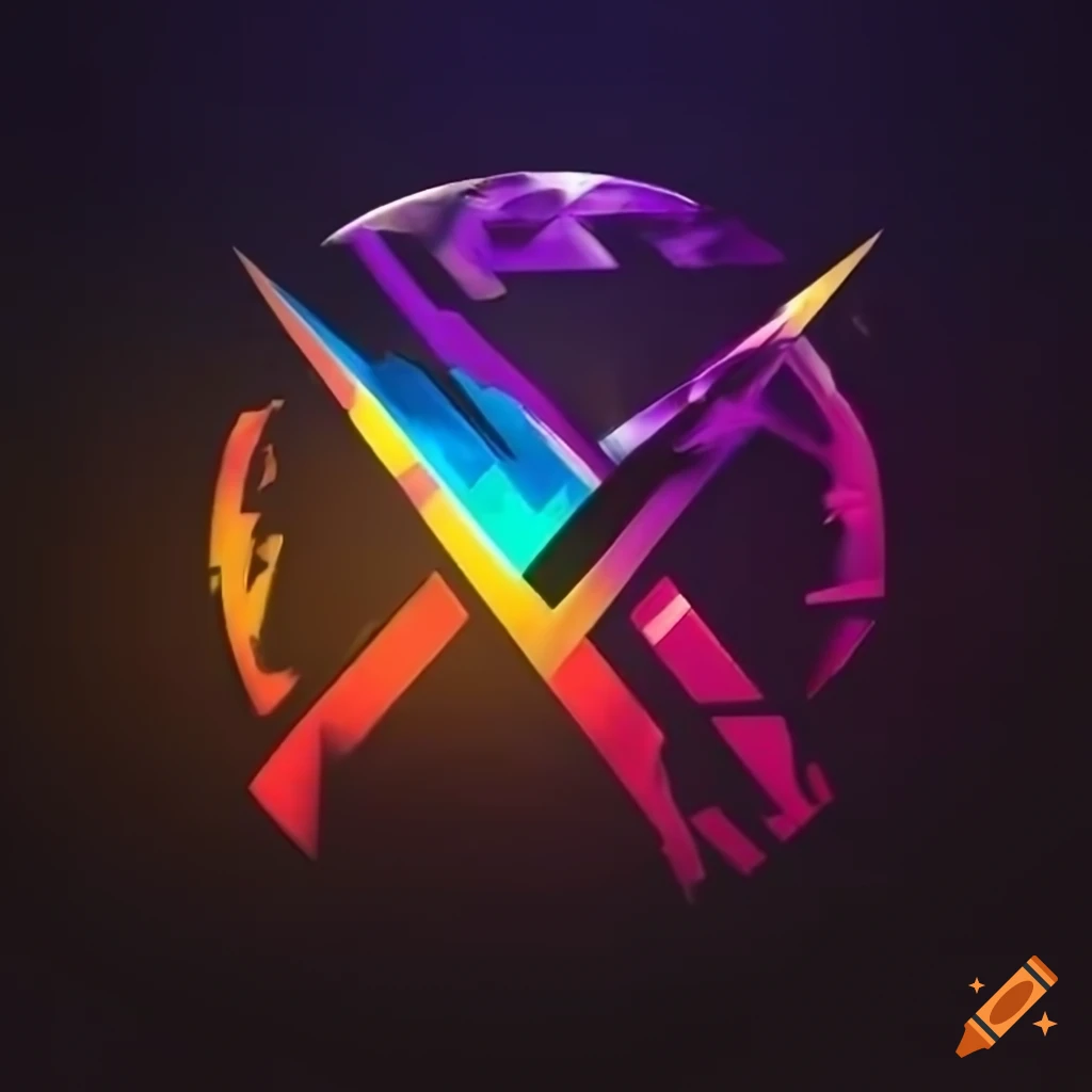 Logo for hardstyle-loving streamer with thunderdome-inspired colors and ...