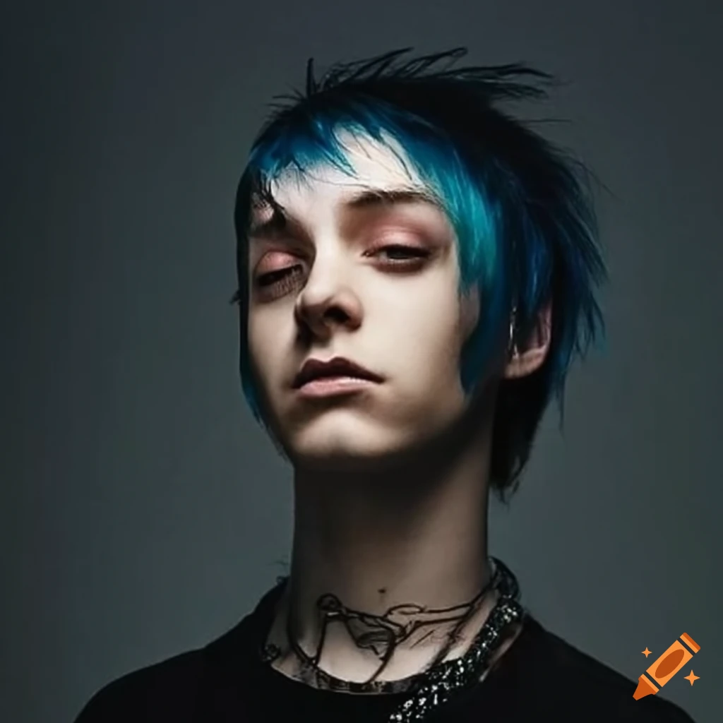 Famous emo boy in hollywood on Craiyon