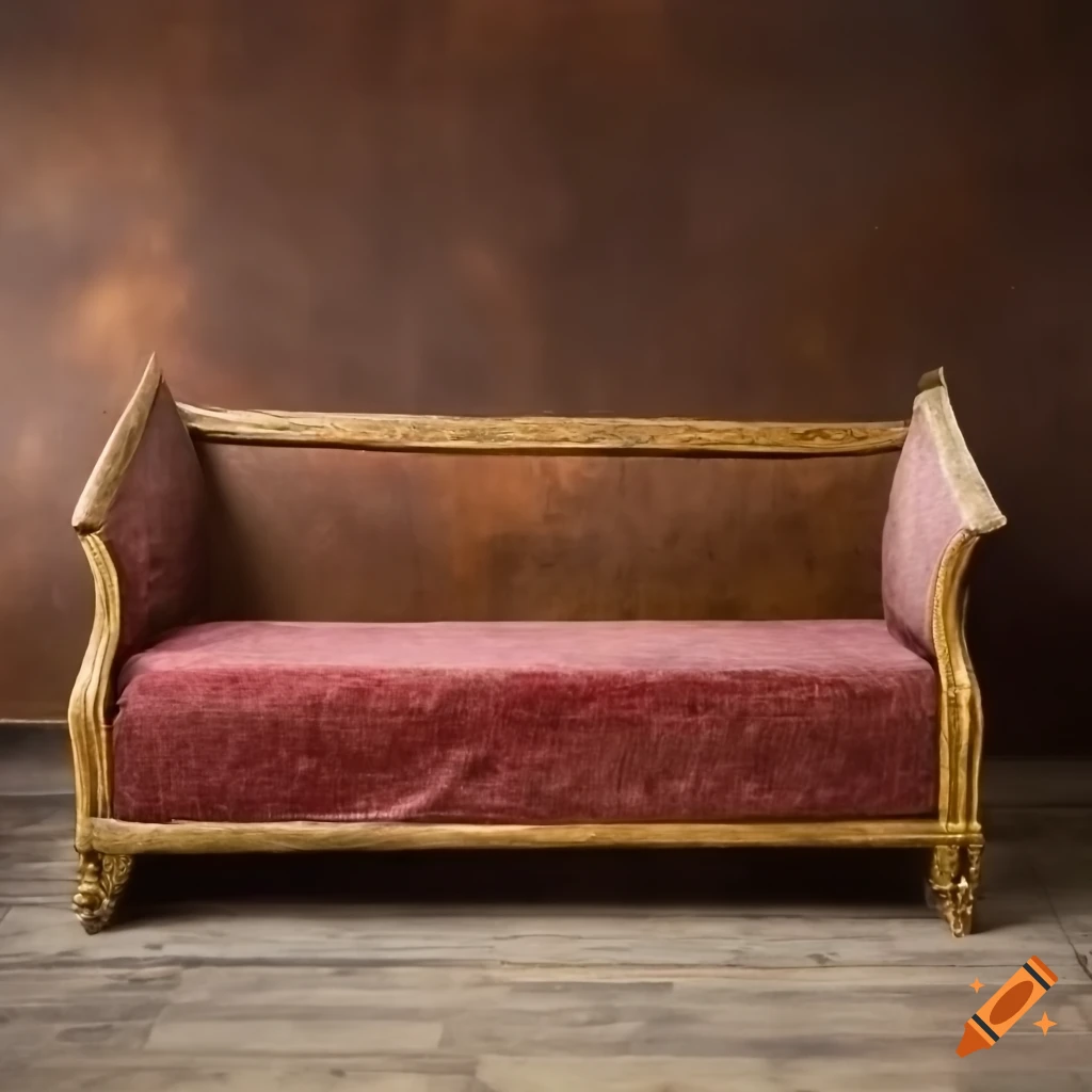 Medieval couch on Craiyon