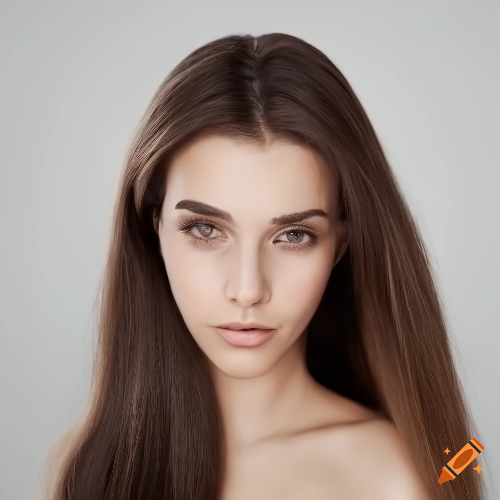 Beautiful 27 year old woman with dark brown hair and brown eyes on ...