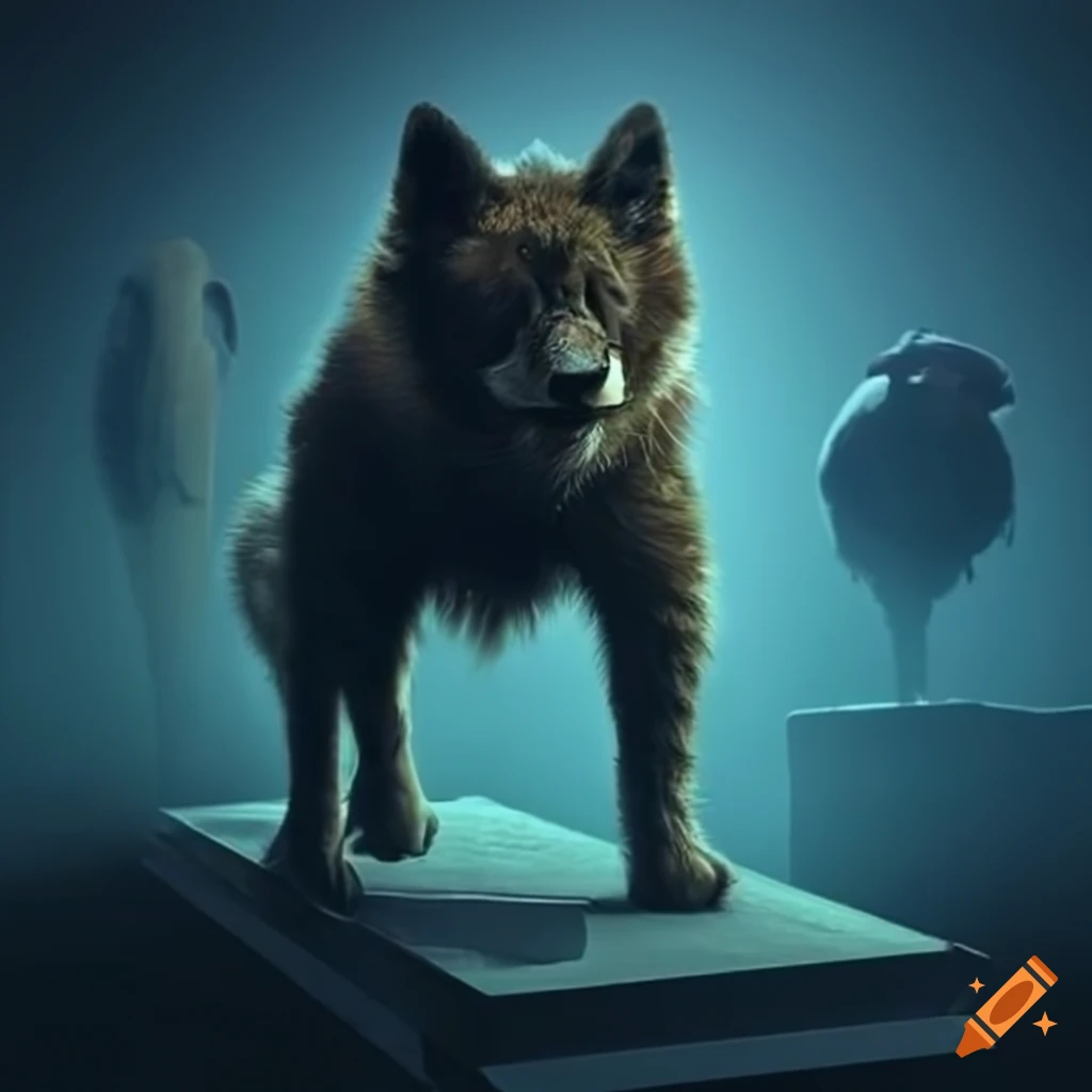 Atom growl on Craiyon