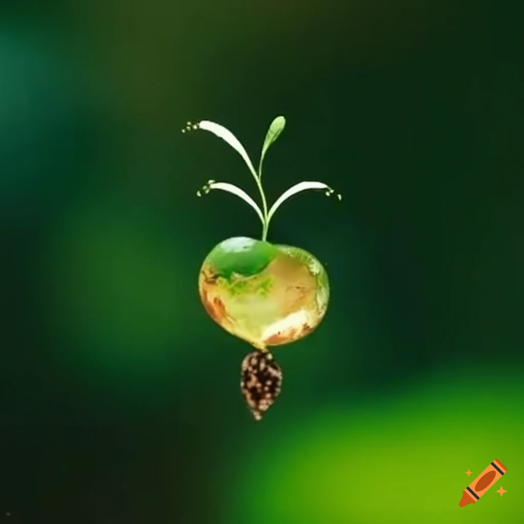 Growing seed from planet earth on Craiyon