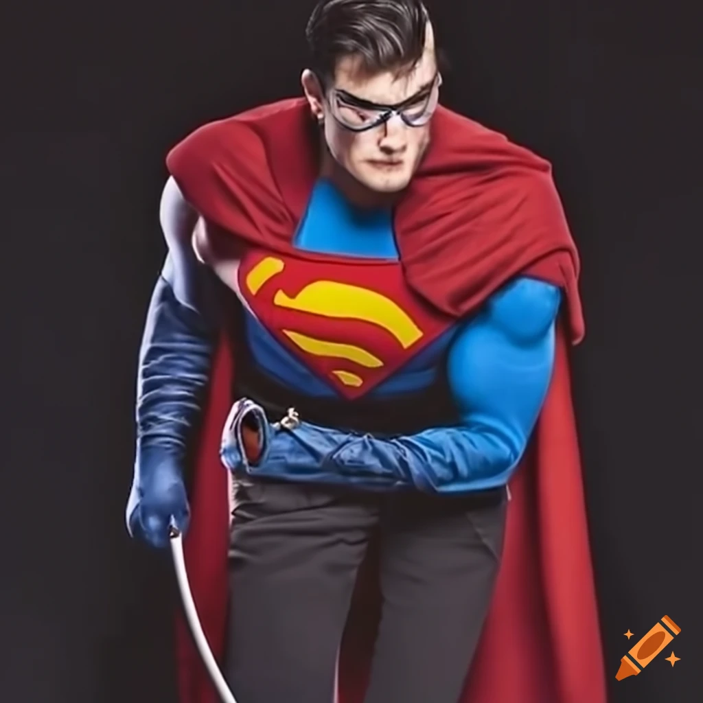 Superhero regulating blood pressure on Craiyon