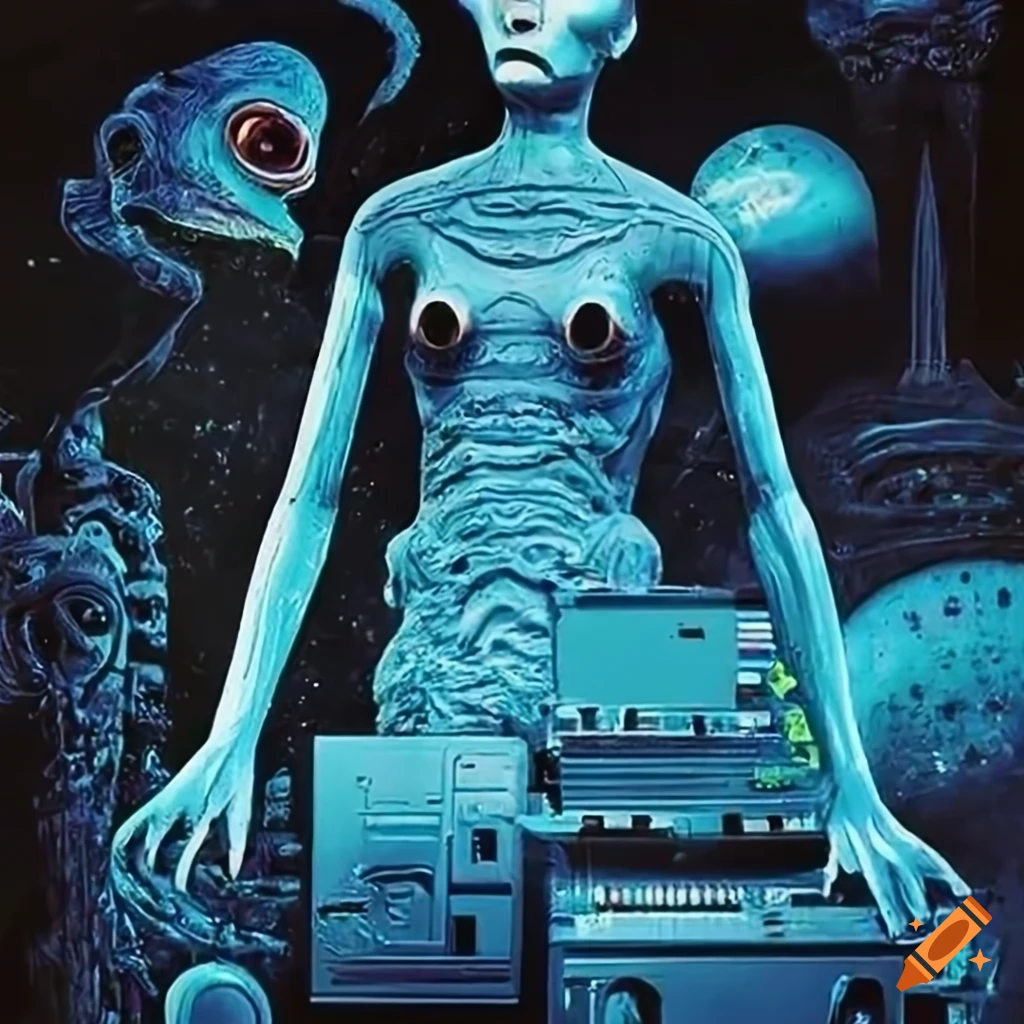 1963 bbc movie poster of weird alien creatures in sci-fi fashions on ...