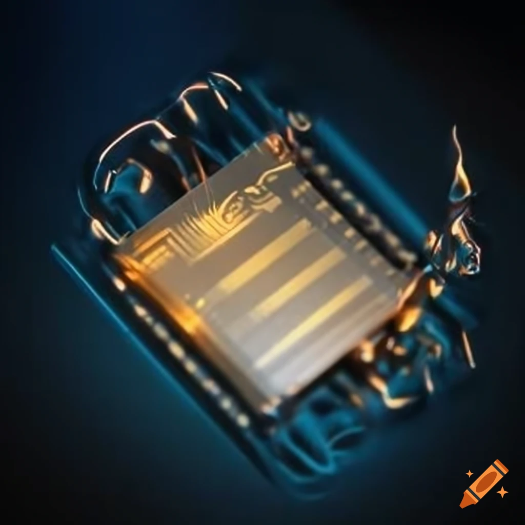 Foil printed circuit on Craiyon