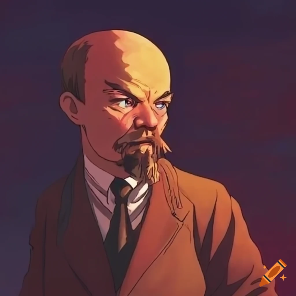 Ghibli lenin on Craiyon