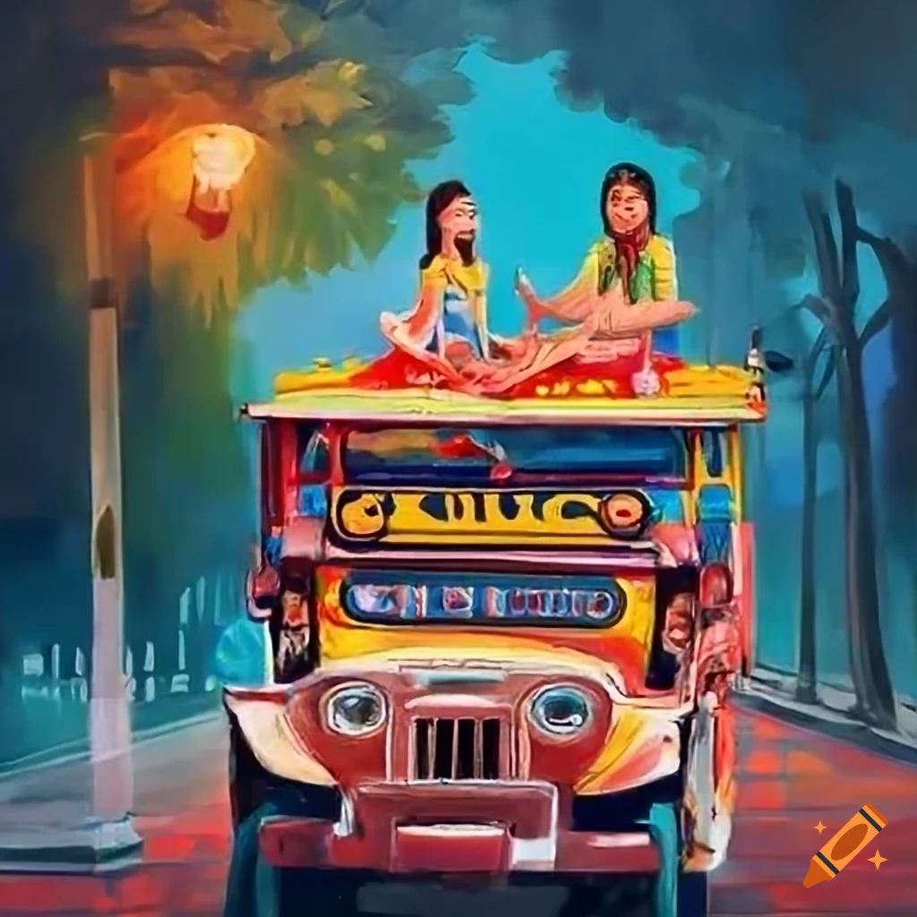 Apo wang-od doing traditional tattooing above jeepneys in a creative ...