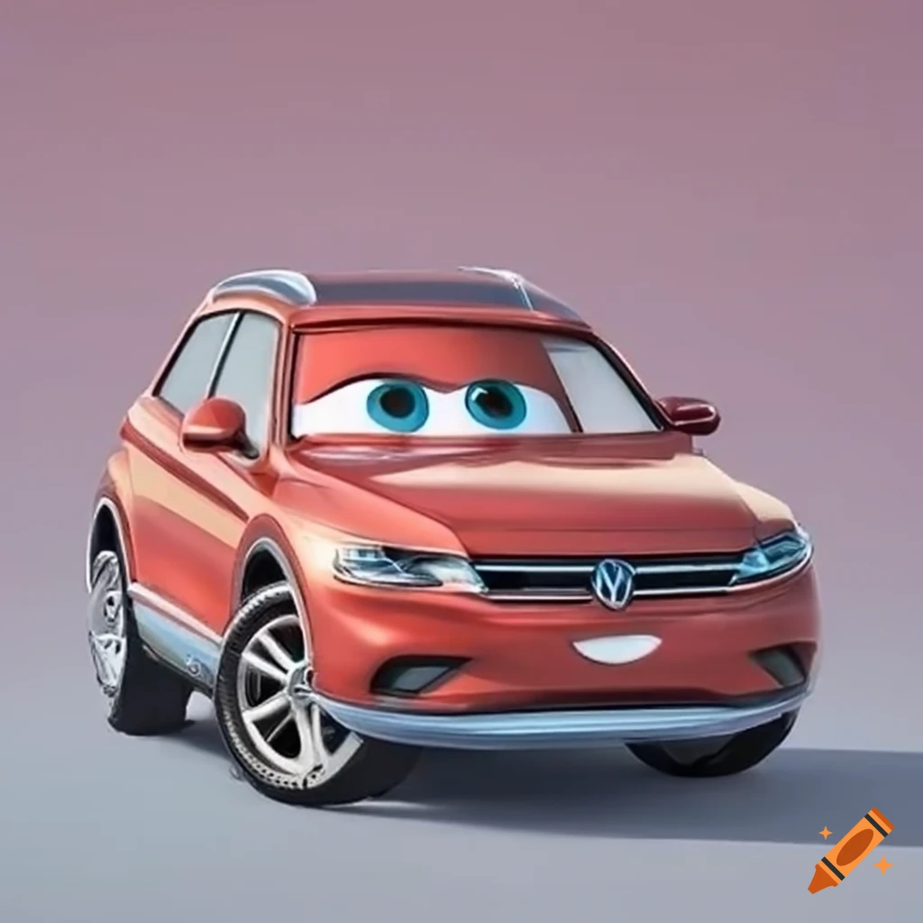 Volkswagen tiguan in disney pixar cars on Craiyon