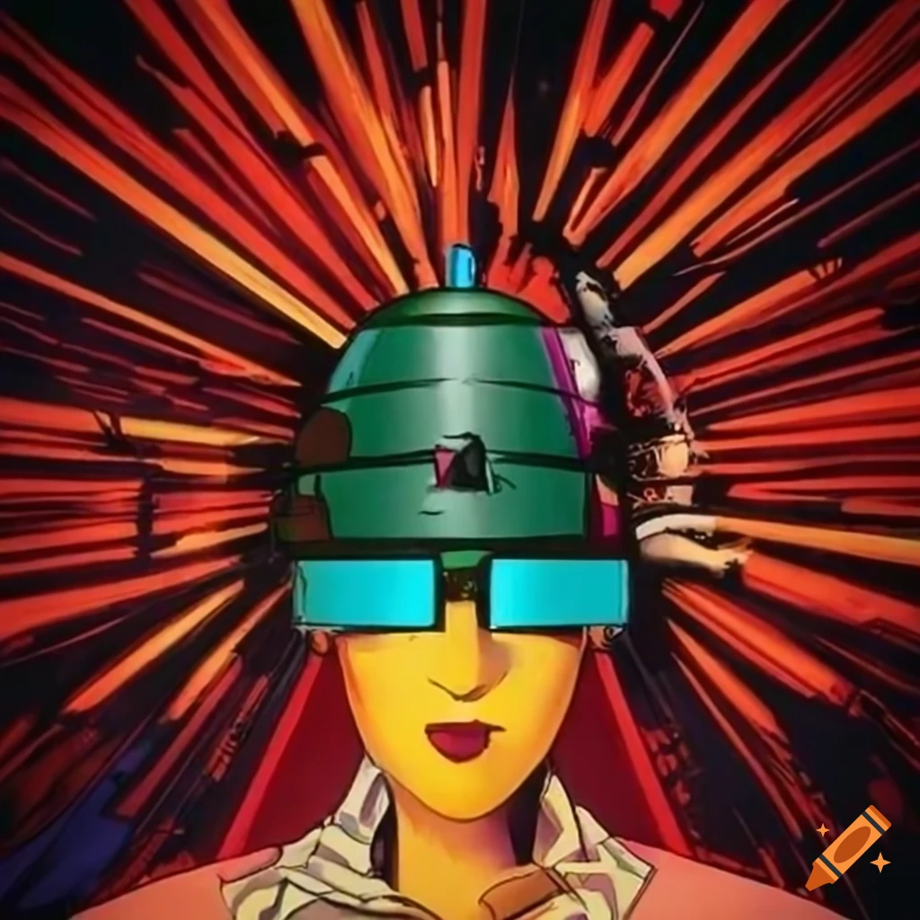 Vintage sci-fi concept with iconic band devo on Craiyon