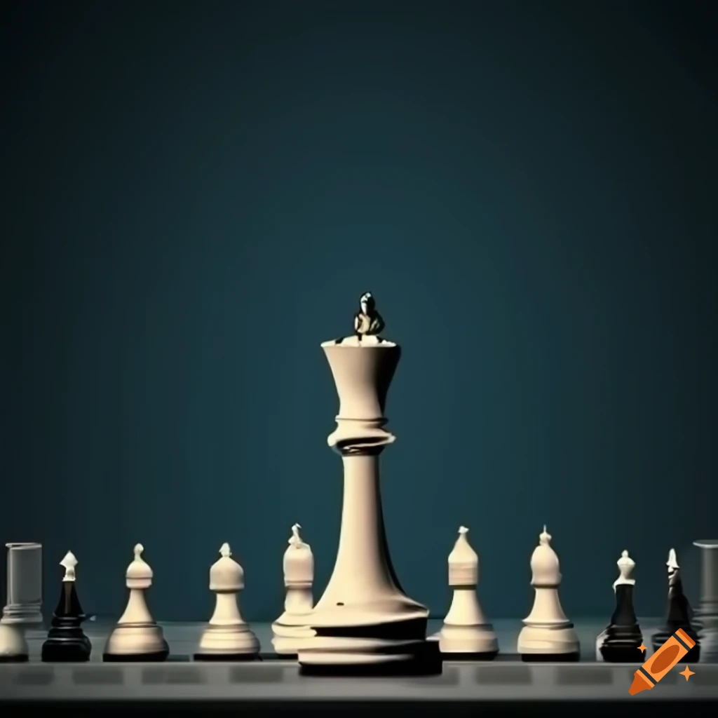 Chess game feature graphics background for google play store on Craiyon
