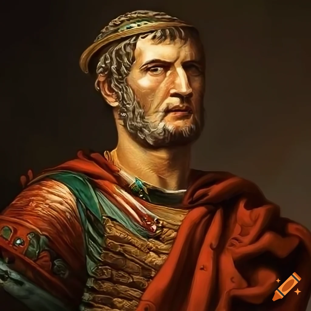 Hannibal barca portrait on Craiyon