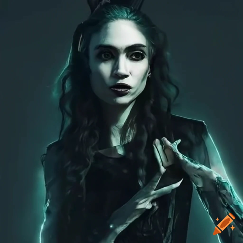 Grimes encounters spooky and mysterious entity on Craiyon