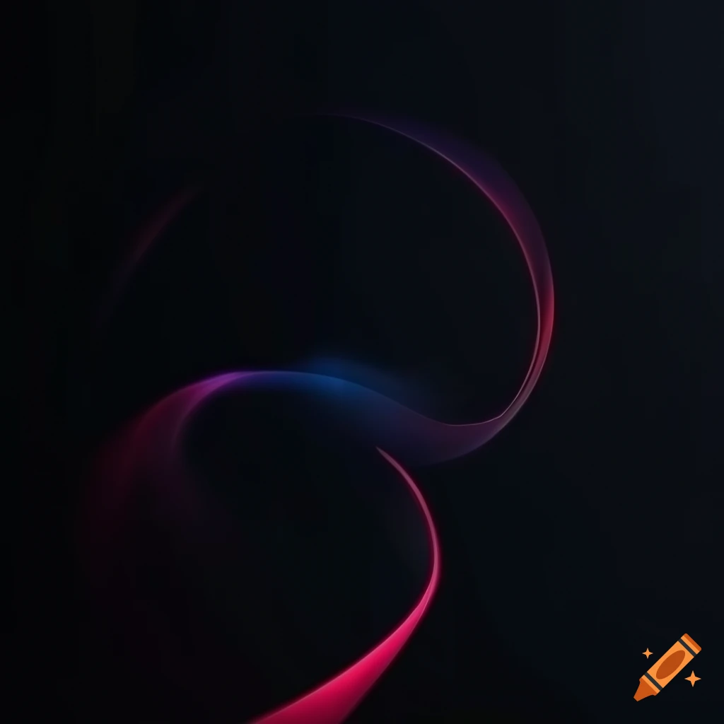 Cool introduction page with black background on Craiyon