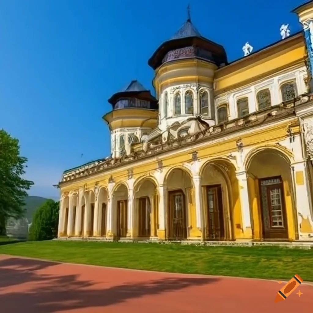 Royal palace in traditional tatar architecture on Craiyon
