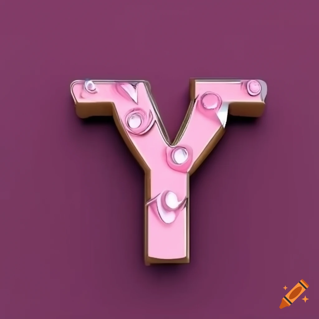 Princess fancy style letter t in 3d render on Craiyon