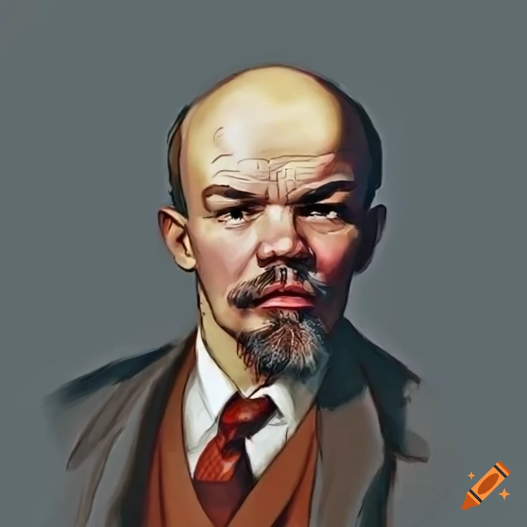 Ghibli Lenin on Craiyon