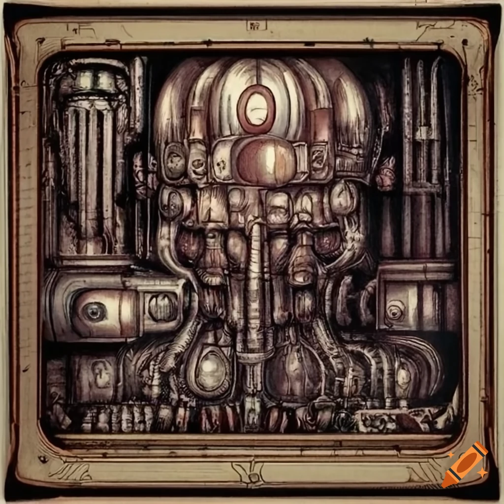 Giger-inspired graphical representation of soviet technology on Craiyon