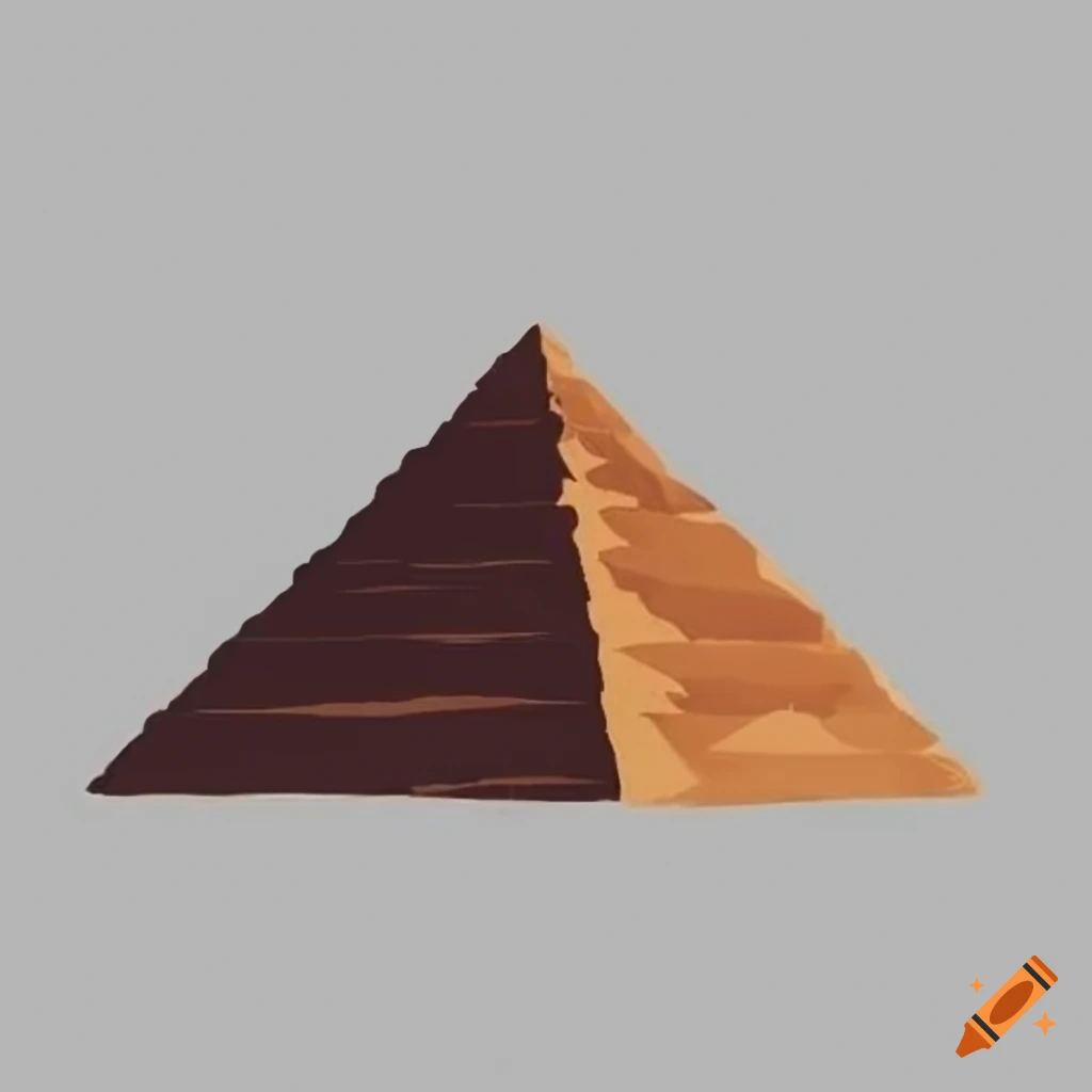 Simple pyramids icon in png format on Craiyon