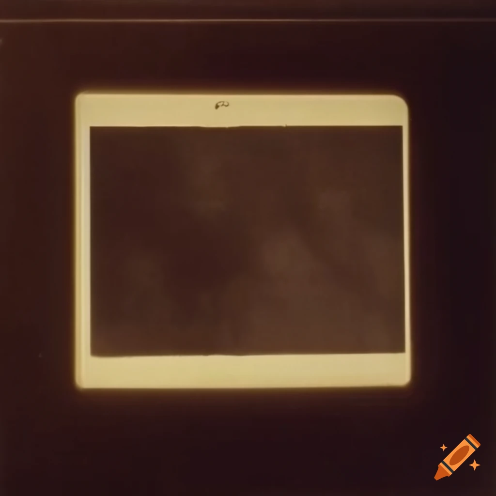 Vintage 1970s polaroid photo with film grain and scratches on Craiyon