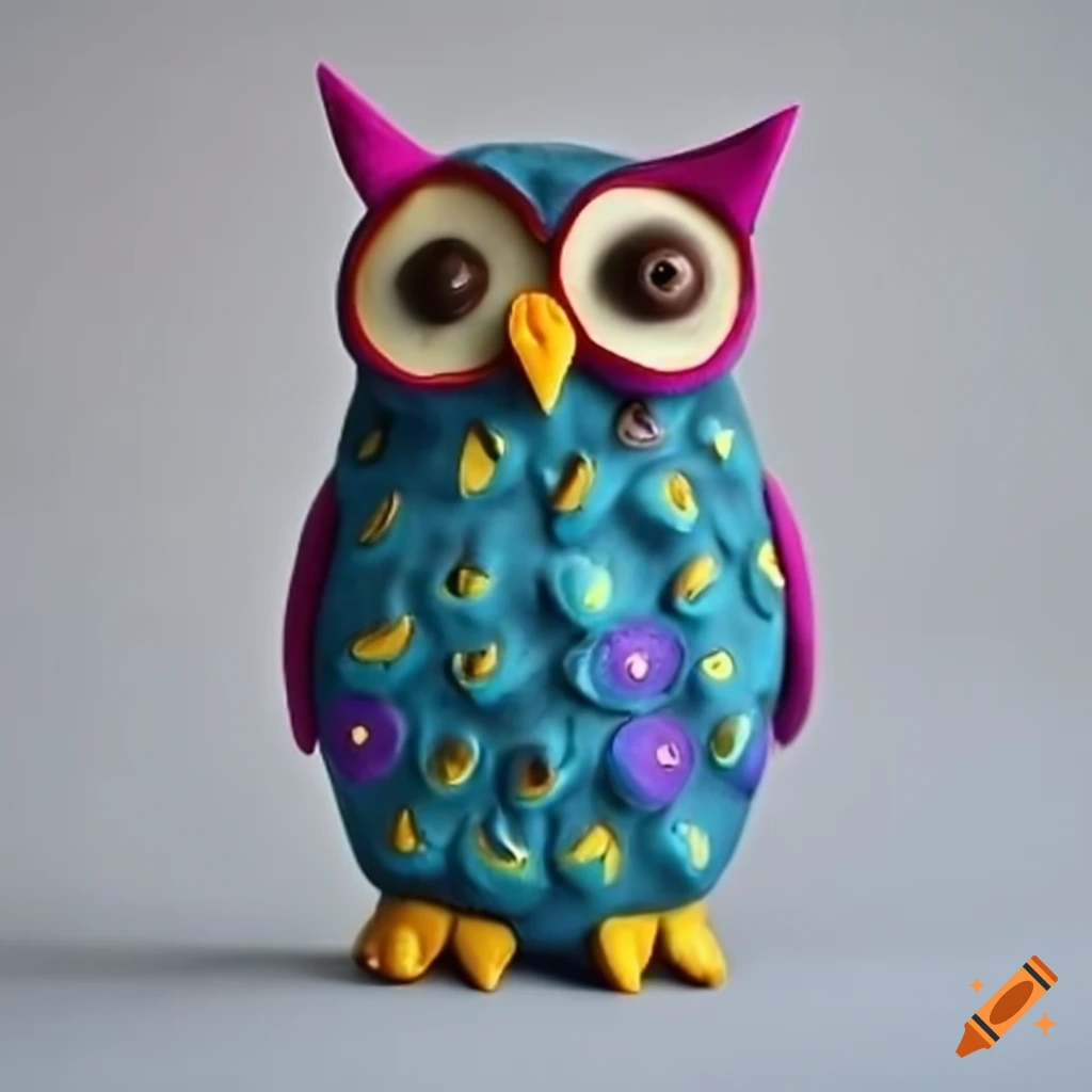 Polymer clay owl tutorial on Craiyon