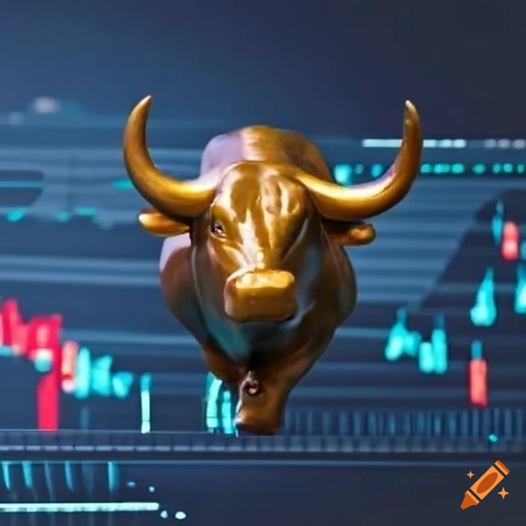 Bull market trading concept on Craiyon