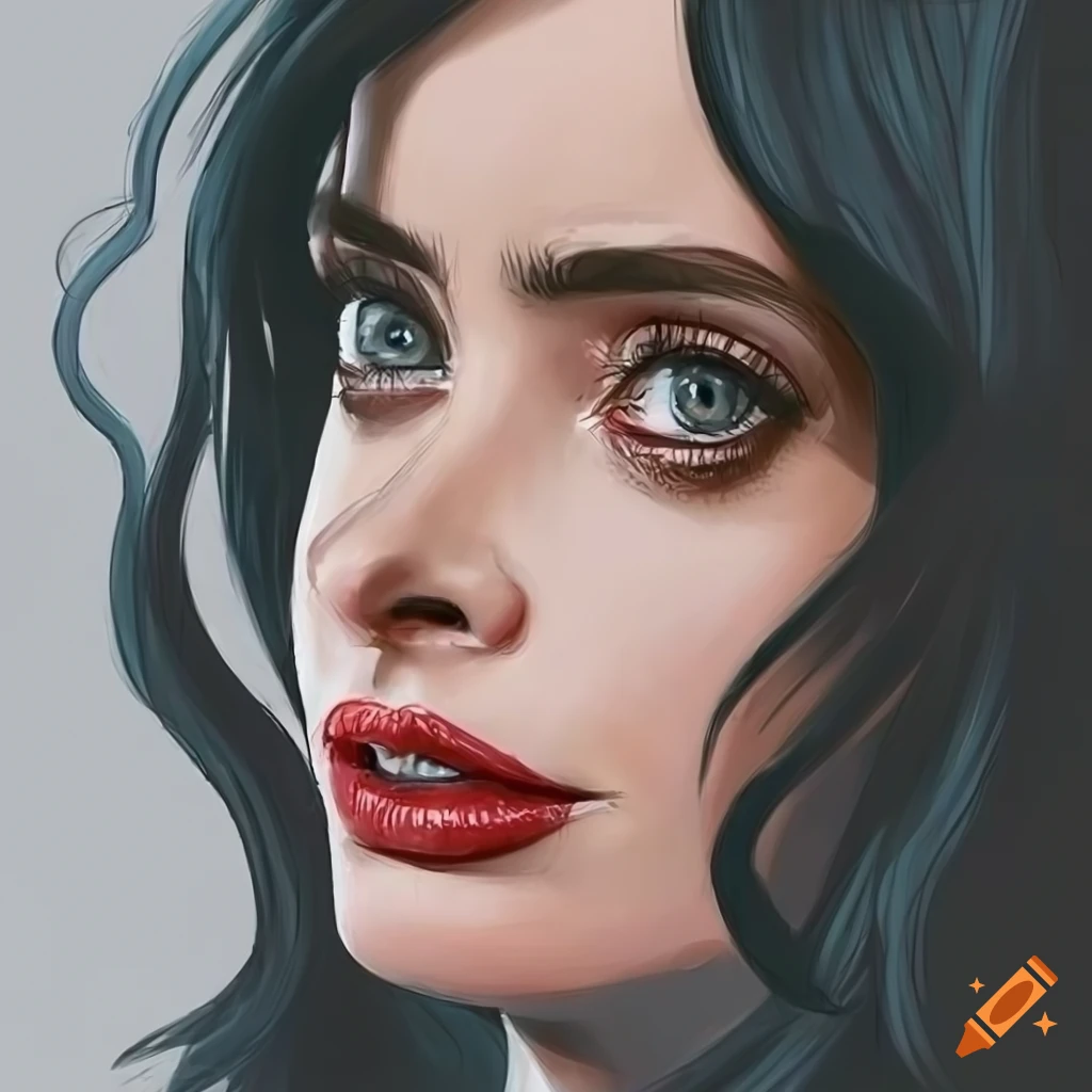 Krysten ritter drawing on Craiyon