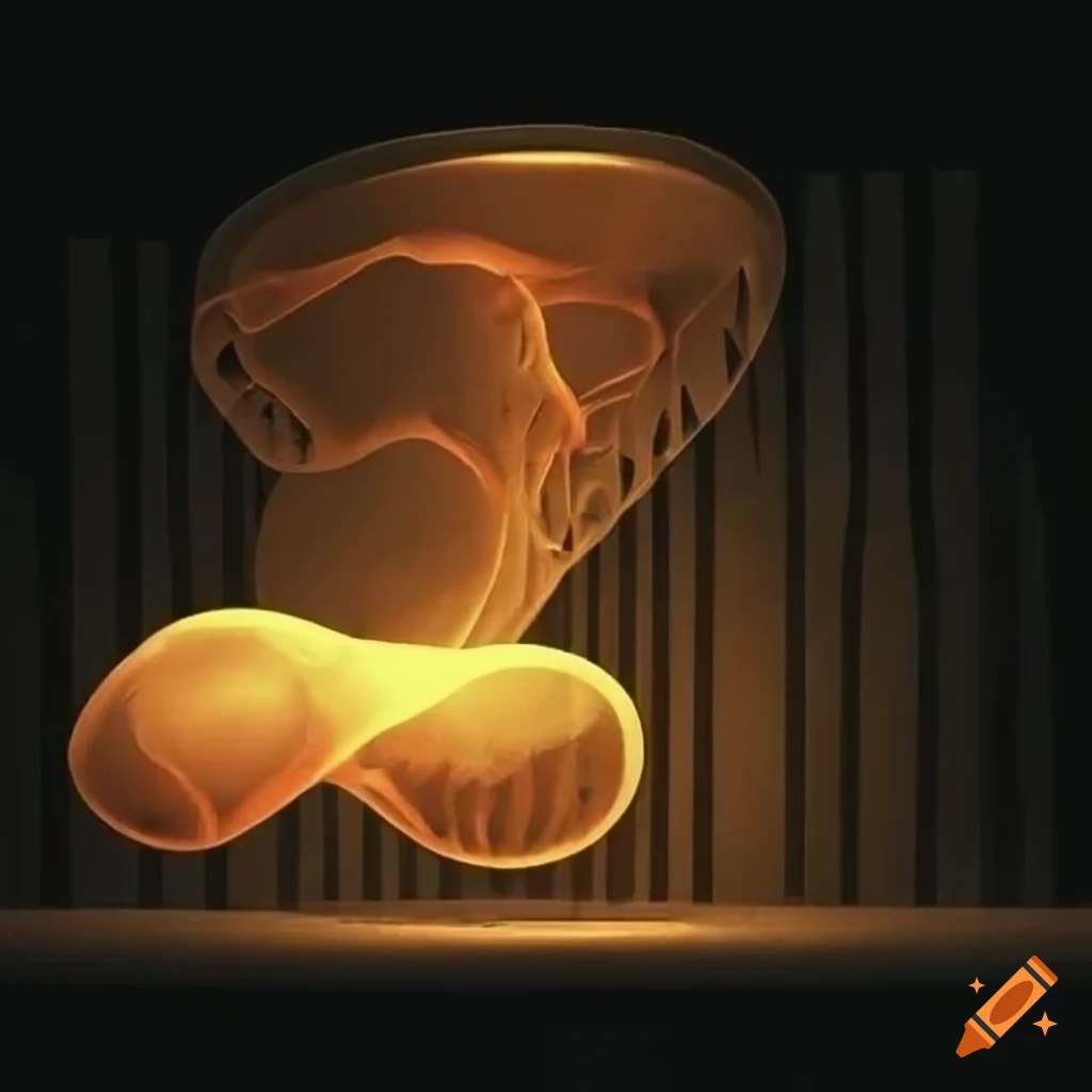 Blueprint sketch of a room in the shape of a womb on Craiyon