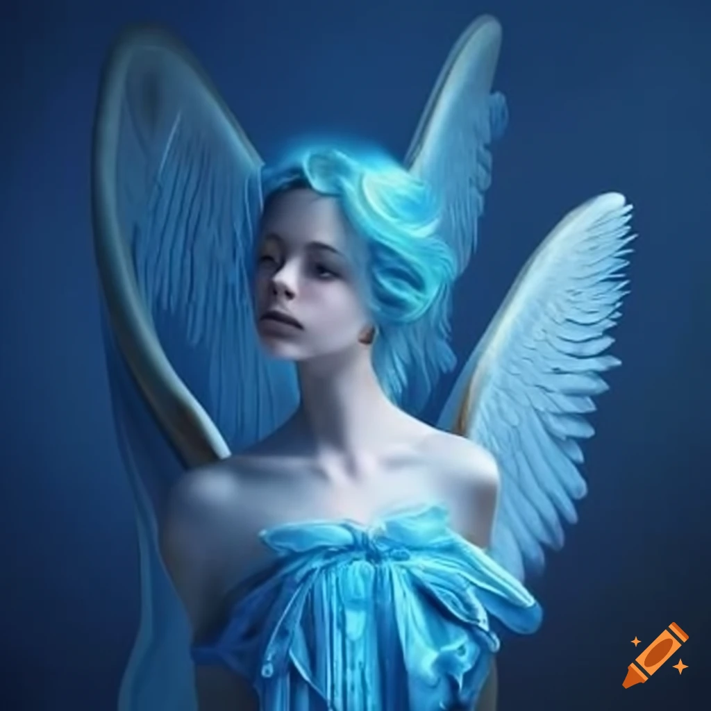 Blue angel on Craiyon