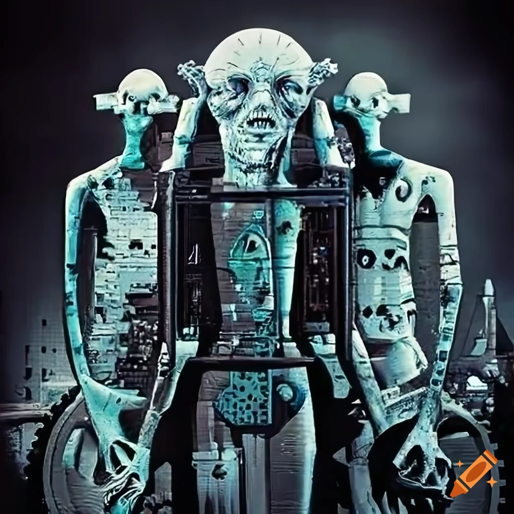 1963 bbc movie poster of weird alien creatures in sci-fi fashions on ...